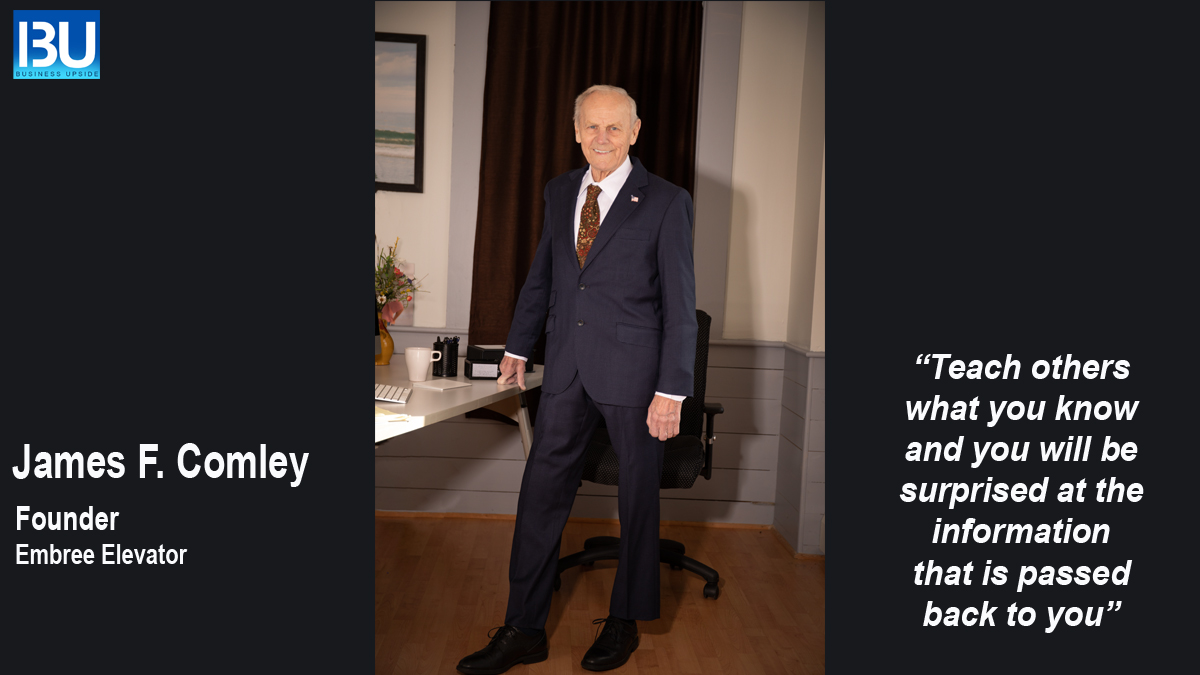 Entrepreneur Story By The Founder, Embree Elevator, James F Comley
